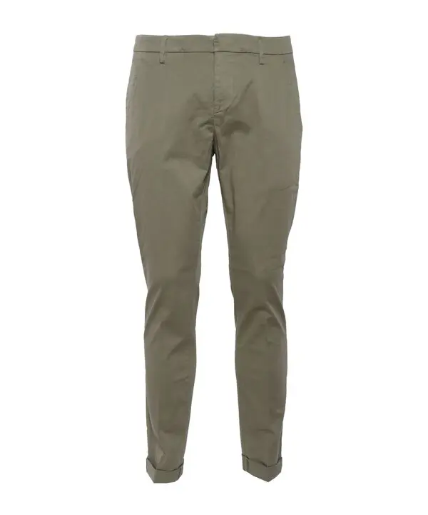 DONDUP Gaubert Cotton Slacks - Green