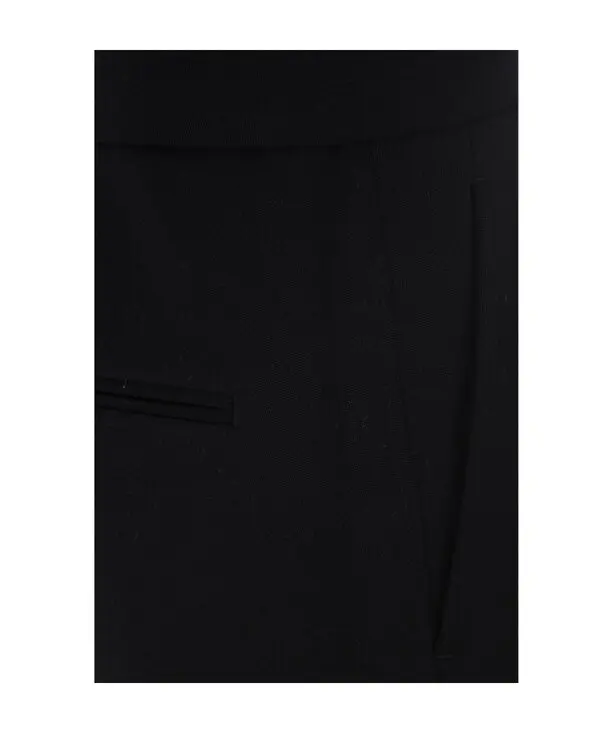 JIL SANDER Cropped Tailored Trousers - Black