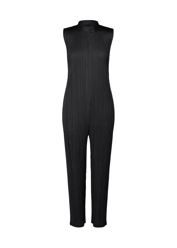 PLEATS PLEASE BY ISSEY MIYAKE Sleeveless Pleated Jumpsuit - Black