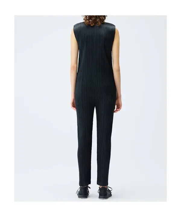 PLEATS PLEASE BY ISSEY MIYAKE Sleeveless Pleated Jumpsuit