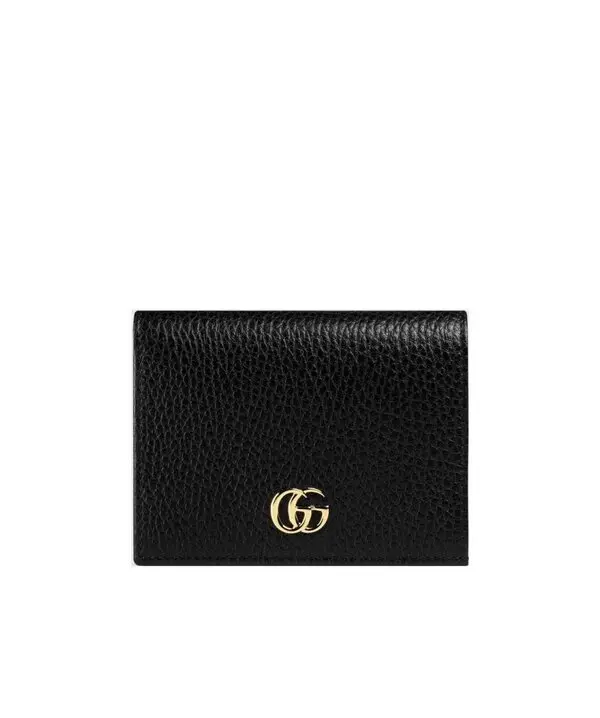 Gucci Logo Plaque Bifold Wallet - Black