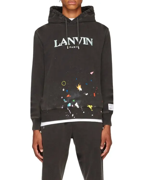 LANVIN X Gallery Dept. Logo Print Pullover Hoodie
