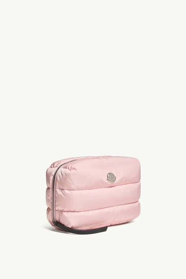 Moncler Caradoc Quilted Beauty Case - Pink