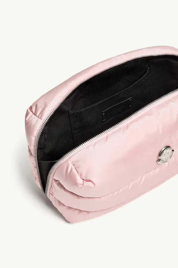 Moncler Caradoc Quilted Beauty Case - Pink