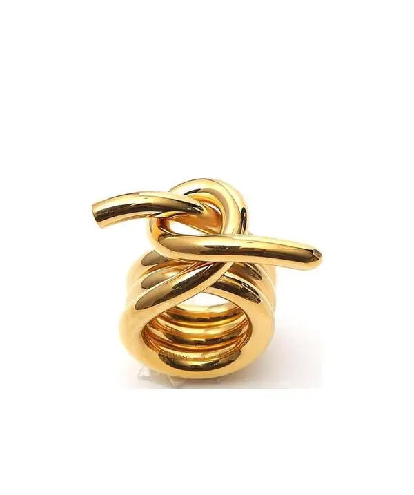AMBUSH Gold Knot Ring - Yellow