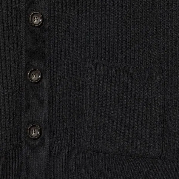 Gucci Rib Knit V-neck Cardigan