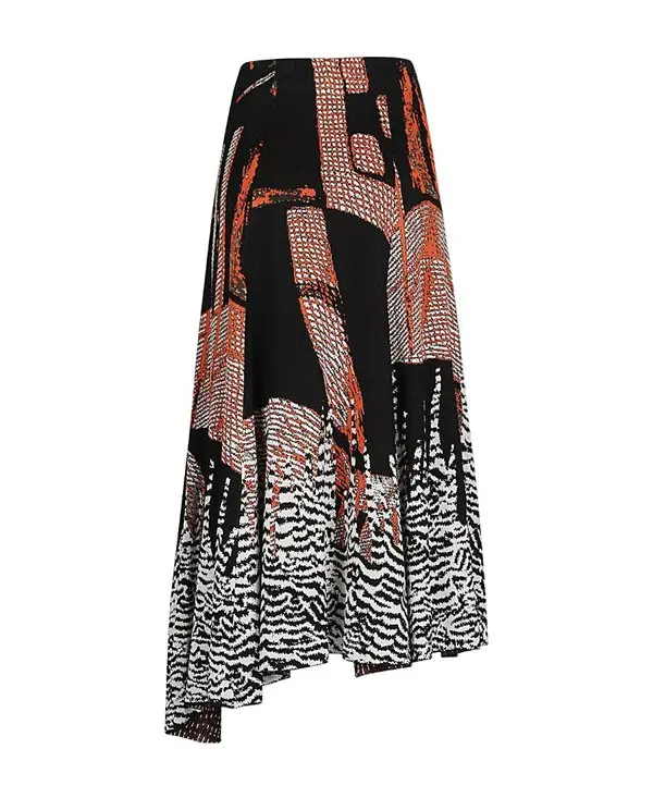 Bottega Veneta Printed Asymmetrical Skirt