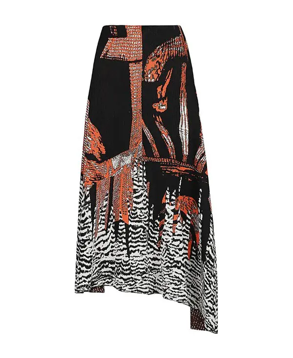 Bottega Veneta Printed Asymmetrical Skirt