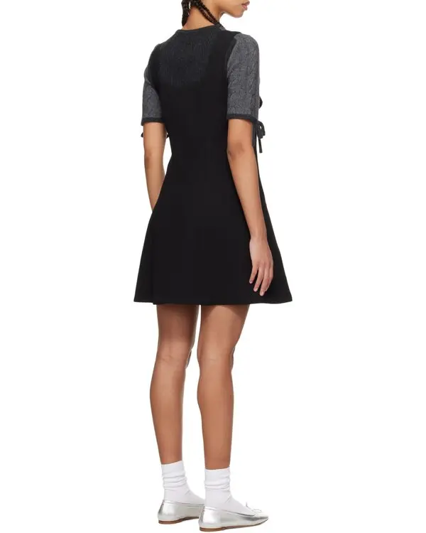 GANNI Sleeveless Button-front Dress With Flip Pockets