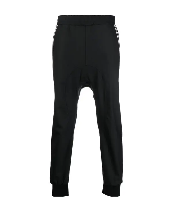 Neil Barrett Stripe-trim Dropped-crotch Track Pants