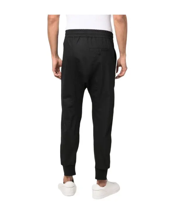 Neil Barrett Stripe-trim Dropped-crotch Track Pants
