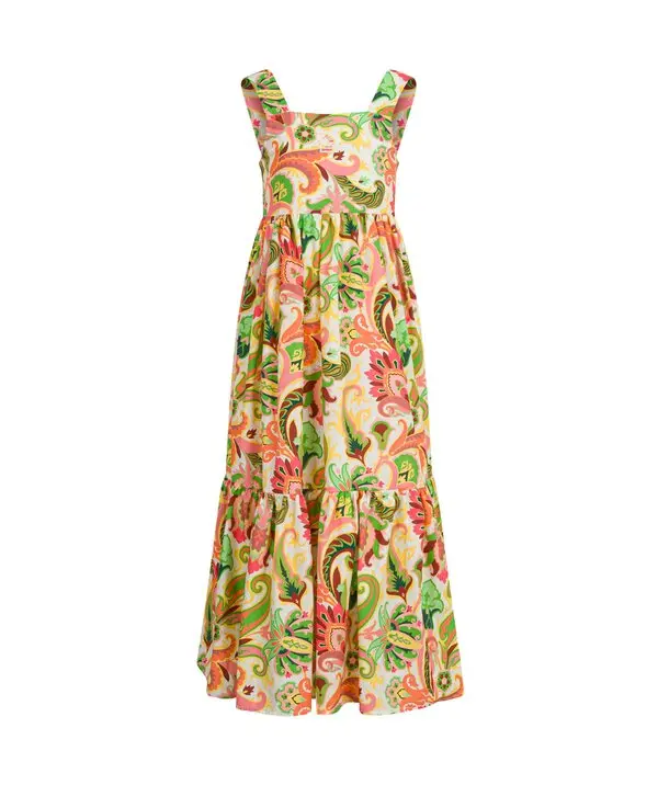 Etro Sleeveless Paisley Print Maxi Dress