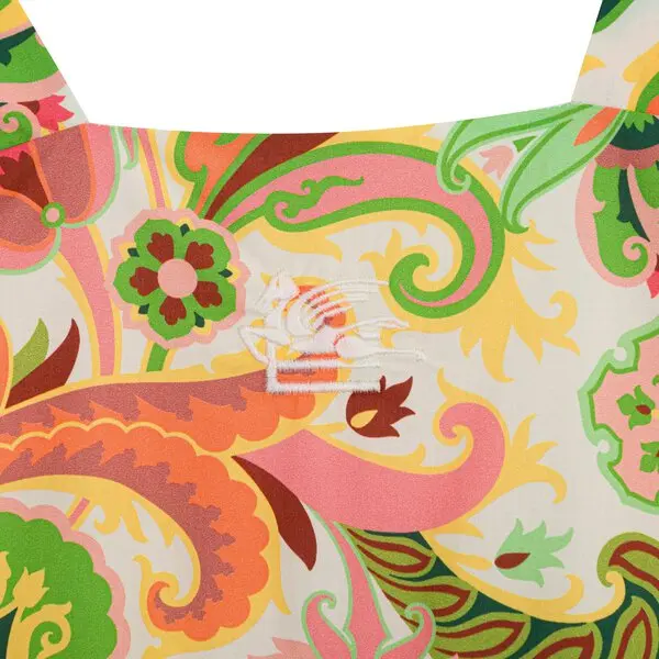 Etro Sleeveless Paisley Print Maxi Dress