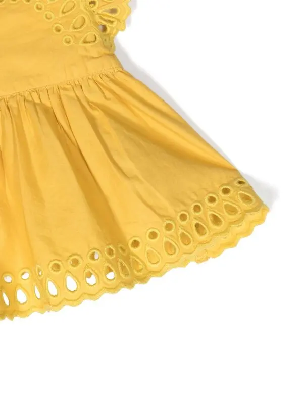 Stella McCartney Eyelet Dress With Wide Straps