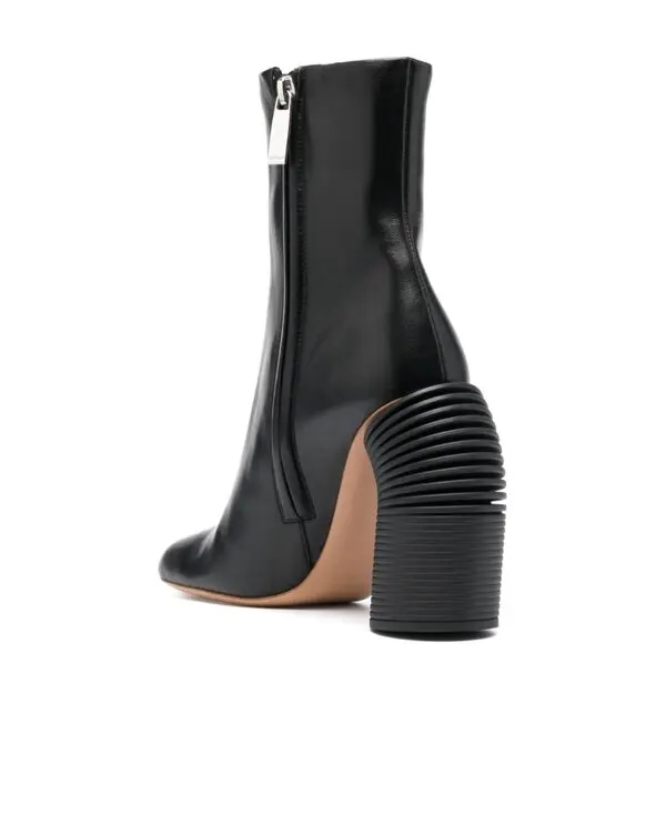 Off-White Tonal Spring Square Toe Boots