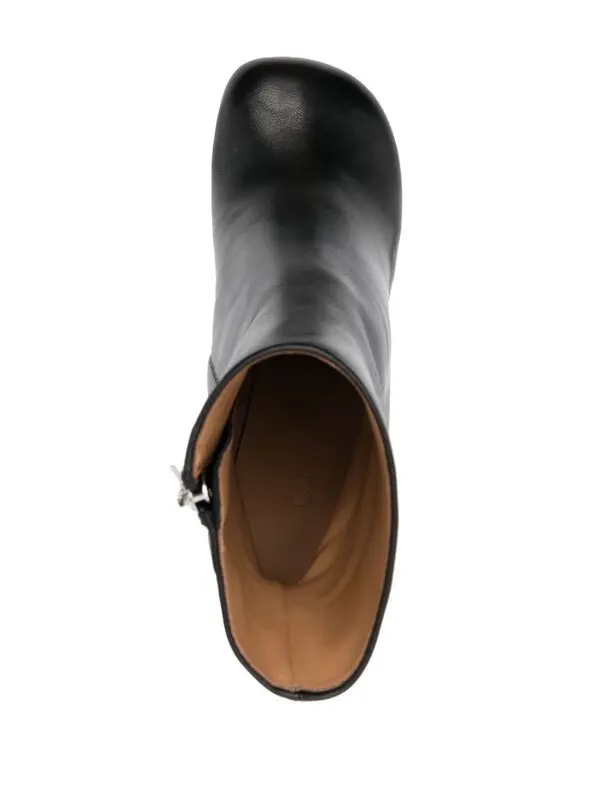 Off-White Tonal Spring Square Toe Boots