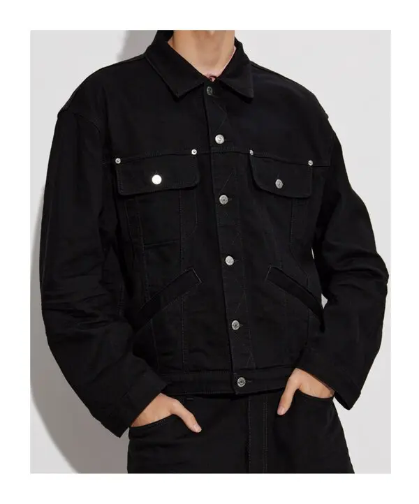 Dsquared2 Icon Logo Embossed Denim Jacket