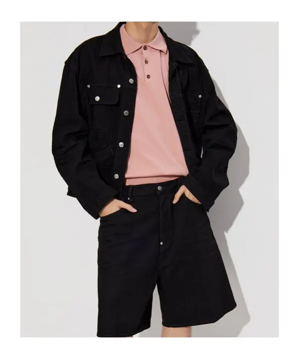 Dsquared2 Icon Logo Embossed Denim Jacket