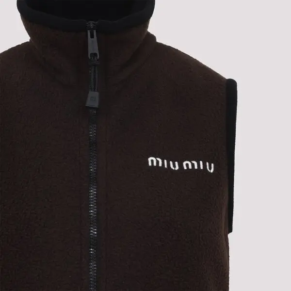 Miu Miu Fleece Sleeveless Dress