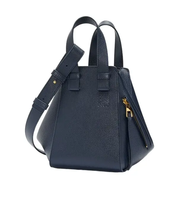 Loewe Compact Hammock Bag - Deep Navy Blue
