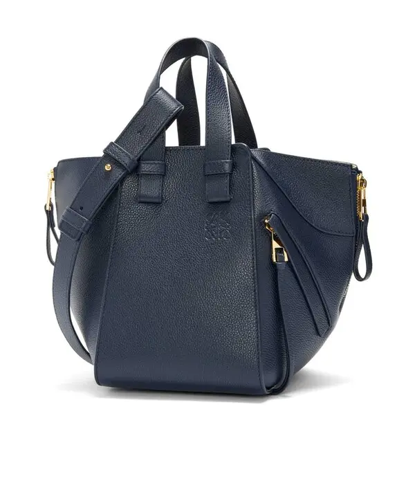 Loewe Compact Hammock Bag - Deep Navy Blue