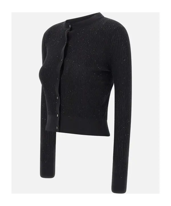 Max Mara Crewneck Button-up Cardigan