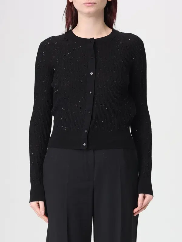 Max Mara Crewneck Button-up Cardigan