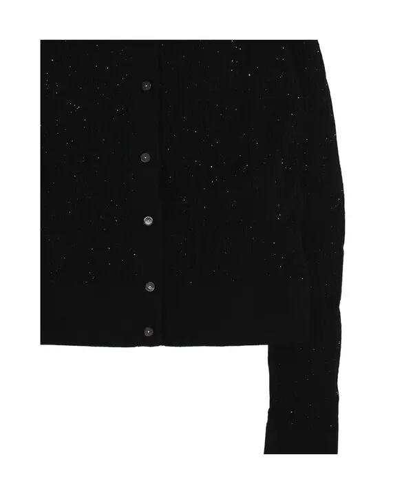 Max Mara Crewneck Button-up Cardigan