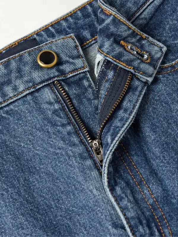 Khaite Straight Leg Pocket Jeans