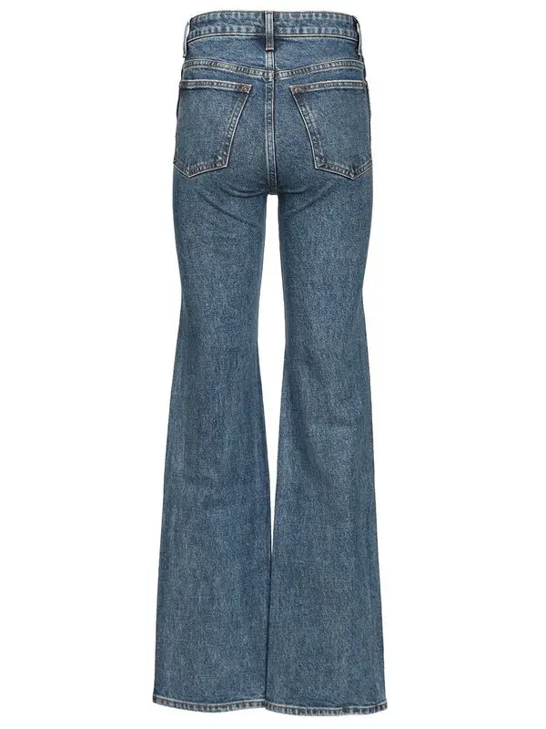 Khaite Straight Leg Pocket Jeans