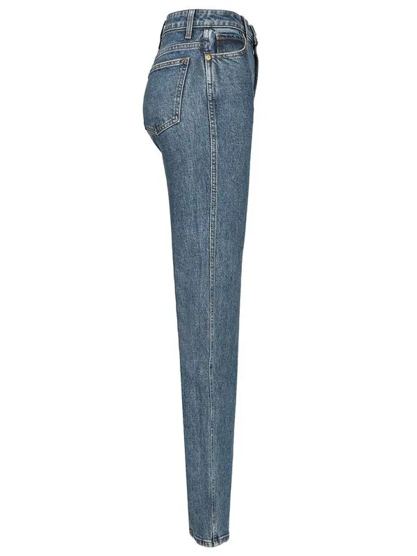 Khaite Straight Leg Pocket Jeans