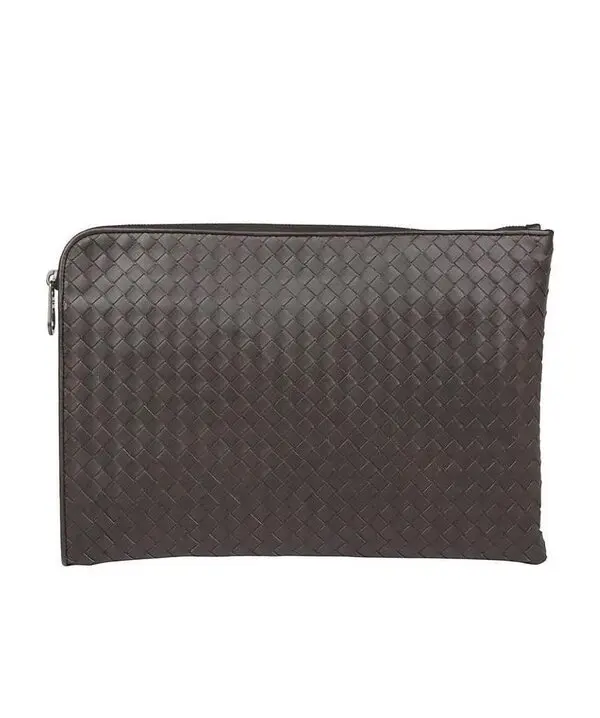 Bottega Veneta Intrecciato Document Case - Black