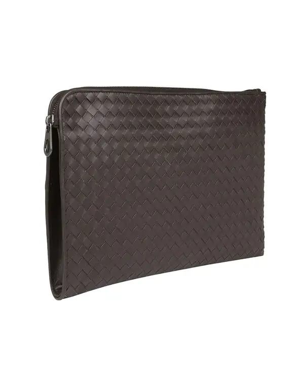 Bottega Veneta Intrecciato Document Case - Black