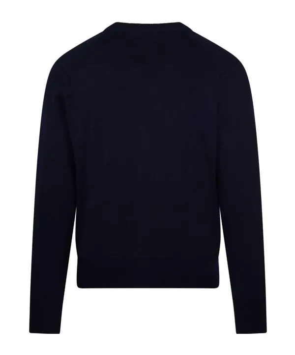 AMI Paris De Coeur Wool Cardigan