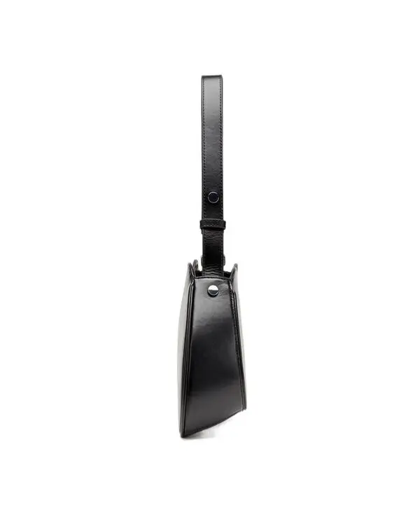 DIESEL® Play Logo Plaque Shoulder Bag - Black