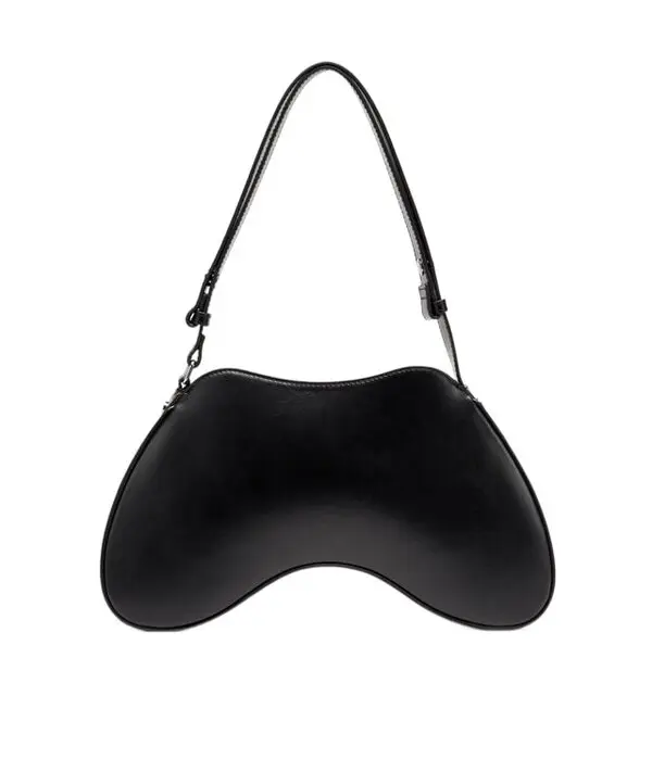 DIESEL® Play Logo Plaque Shoulder Bag - Black