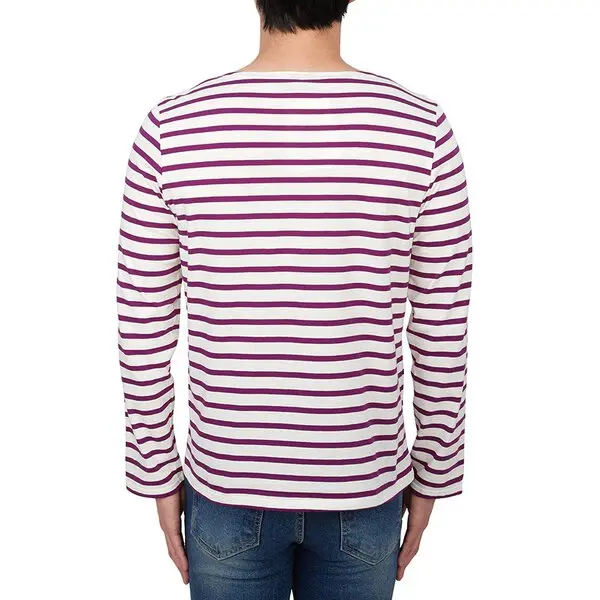 Saint James Striped Graphic T-shirt