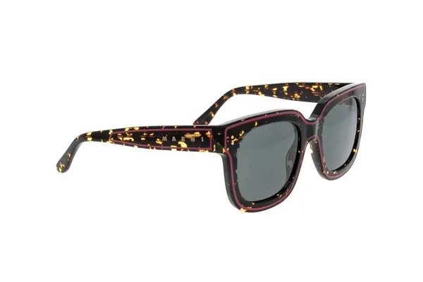 Marni Tortoiseshell Logo Sunglasses
