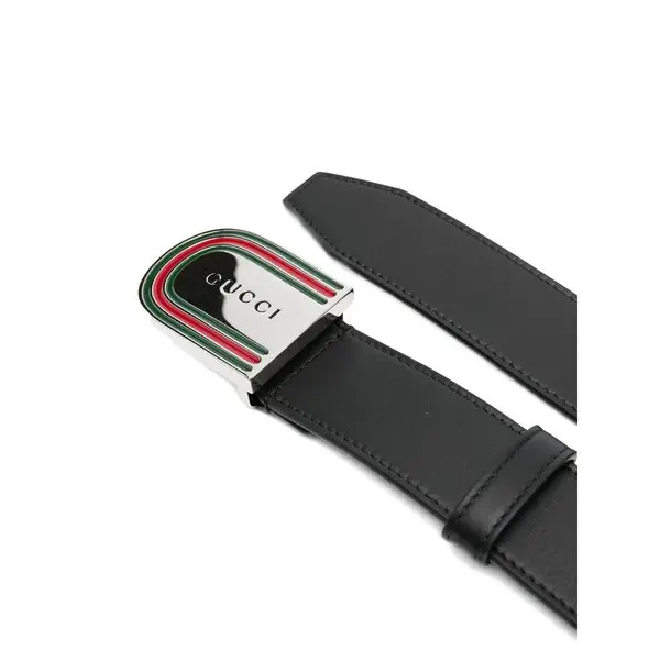 Gucci Logo Engraved Belt