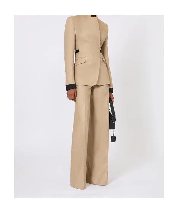 Max Mara Pleated Straight-leg Trousers