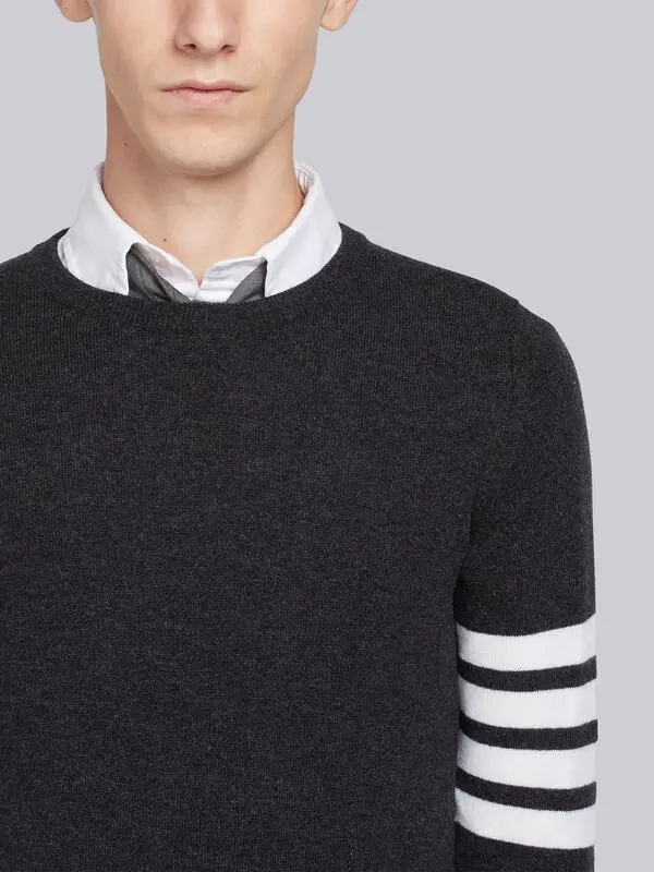 Thom Browne 4-bar Knitted Pullover