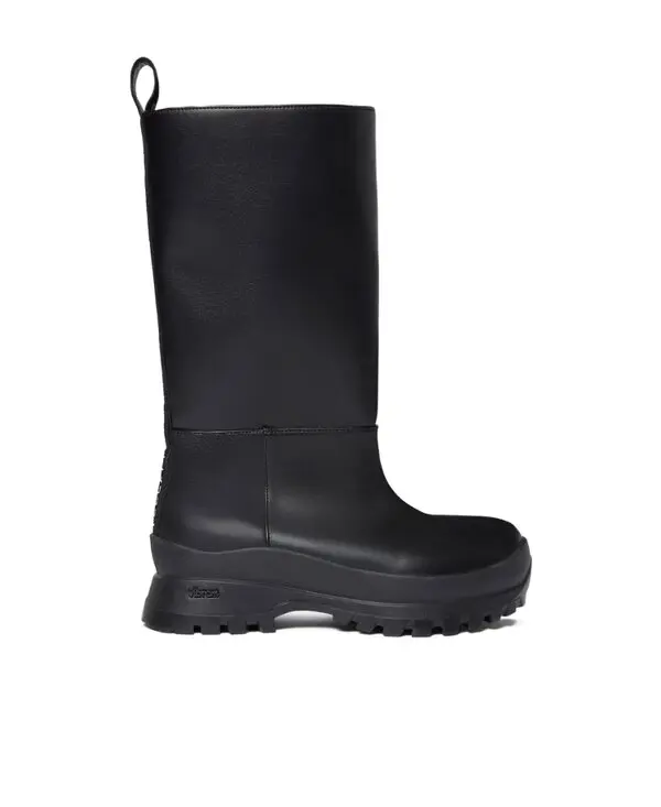 Stella McCartney Rounded-toe Slip-on Boots - Black