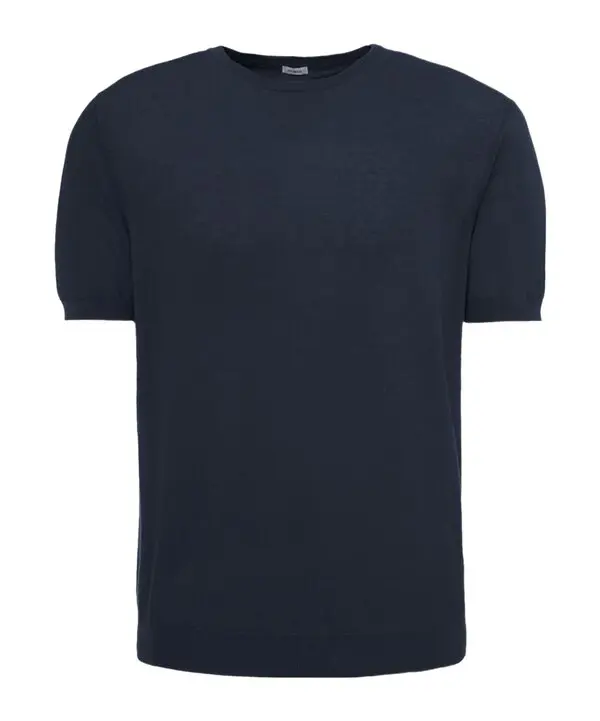 Malo T-shirt With Round Neck And Short Sleeves - Black