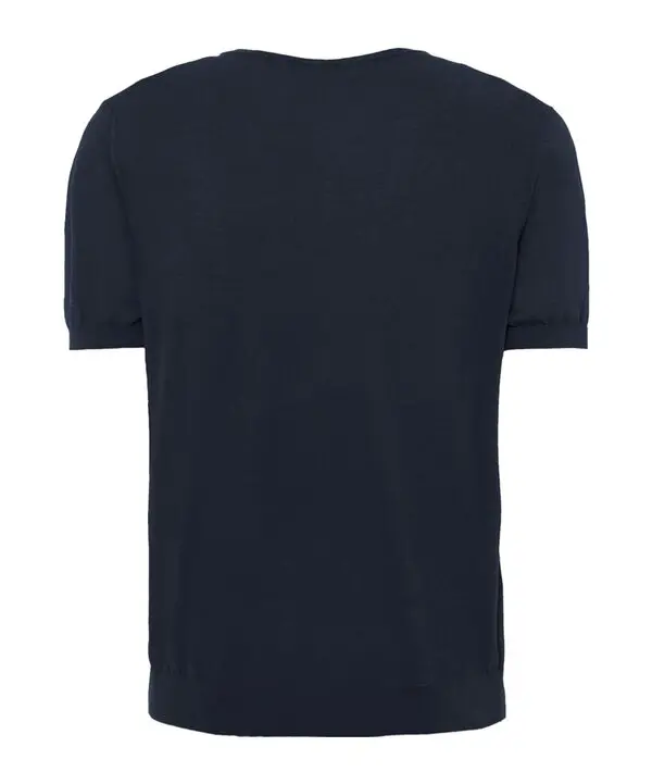 Malo T-shirt With Round Neck And Short Sleeves - Black