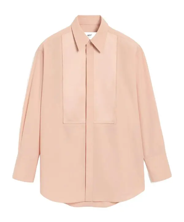 Ami Logo Patch Oversized Shirt