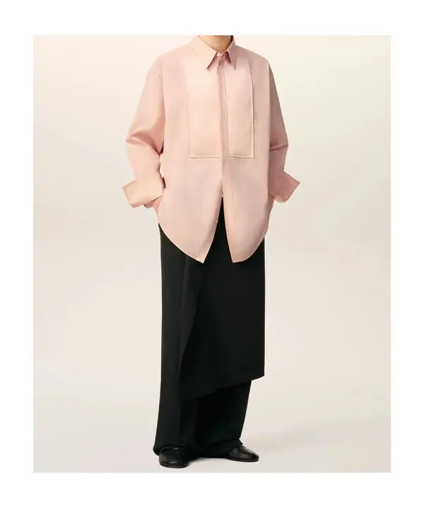 Ami Logo Patch Oversized Shirt