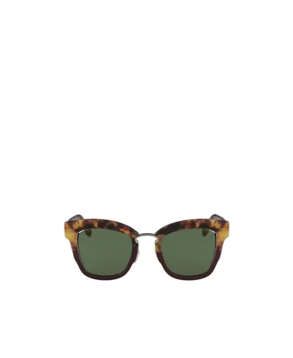 FERRAGAMO Logo Sunglasses - Green