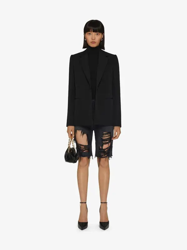Givenchy Single-breasted V-neck Jacket - White