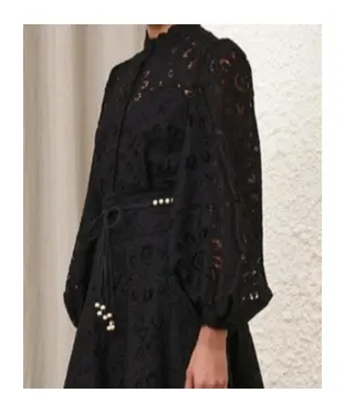 Zimmermann Rhiannon Embroidered Blouse - Black