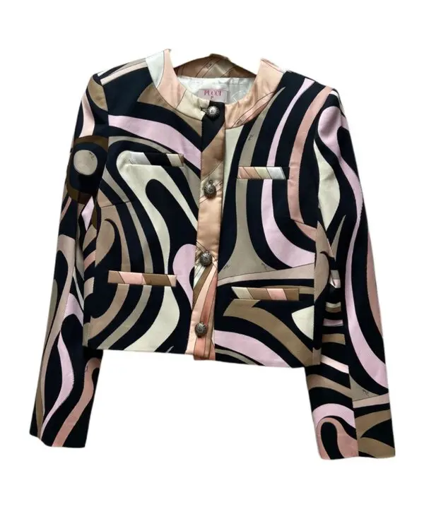 Emilio Pucci Long Sleeve Jacket - Black